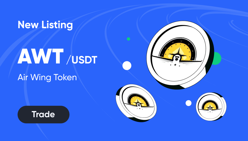 Toobit Will List Air Wing Token (AWT) for Spot Trading – Toobit