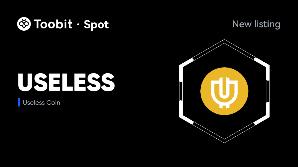 Toobit lists Useless Coin (USELESS) for spot trading – Toobit